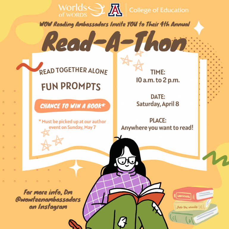 4th Annual Read-a-thon • Worlds of Words