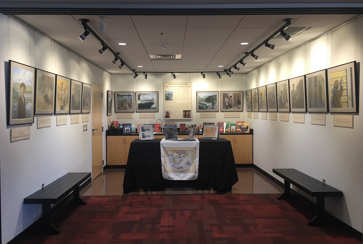 Paper Son Exhibit Reception with Wilson Ong • Worlds of Words